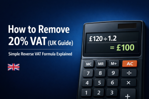 Remove 20% VAT from a Price in the UK – Reverse VAT Formula Explained